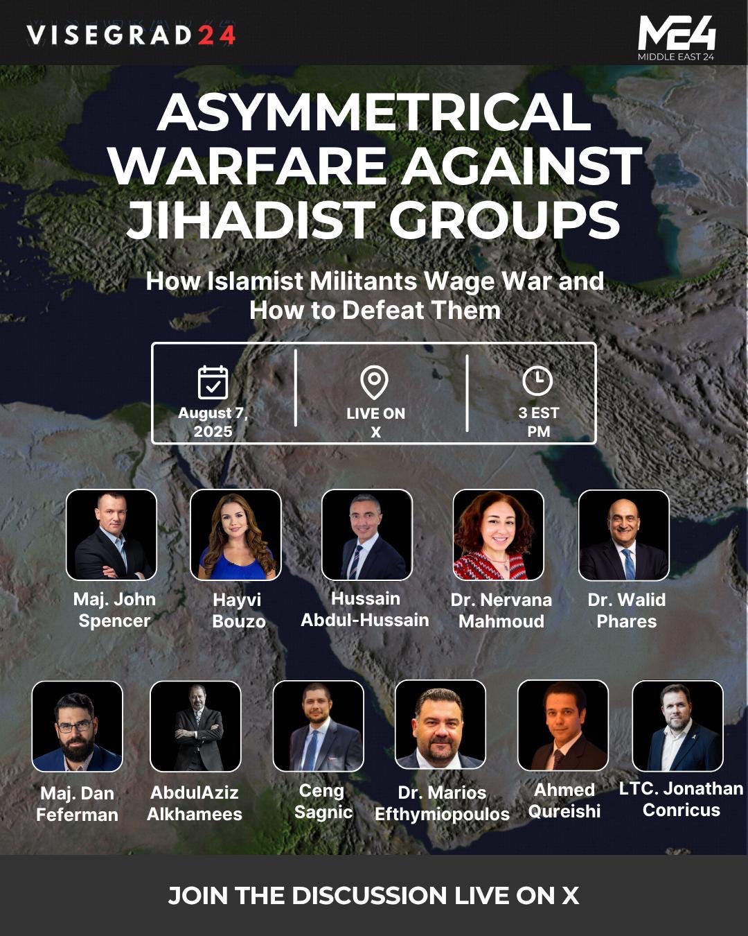 A discussion on X Space: Asymmetrical warfare against Islamist groups ...